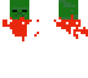 decapitated zombie head | Minecraft Skin