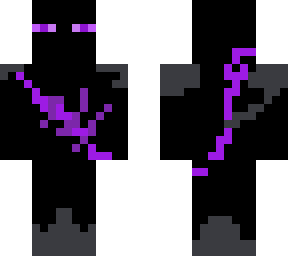 Enderman with cool armour | Minecraft Skin