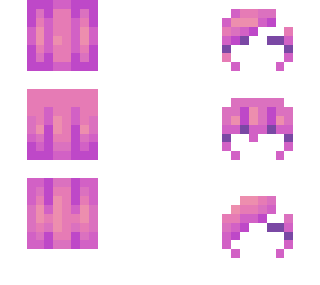 Hair shading and bangs for Beaverdonut00 | Minecraft Skin