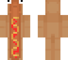 hot dog 4x | Minecraft Skin