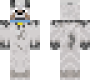 Minecraft Wolf with Blue Collar | Minecraft Skin