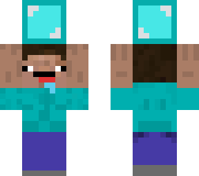 Noob Carrying A Diamond! | Minecraft Skin