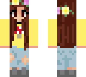 Your average Minecraft nature girl | Minecraft Skin