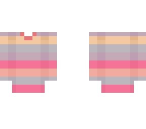 a colourful striped shirt | Minecraft Skin