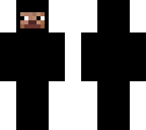 black steve | Minecraft Skin