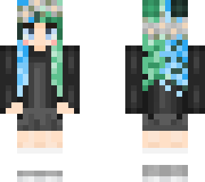 blue green | Minecraft Skin