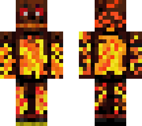 flaming springtrap | Minecraft Skins