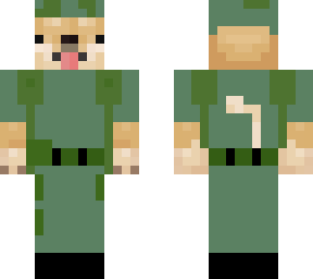 Military Doge | Minecraft Skin