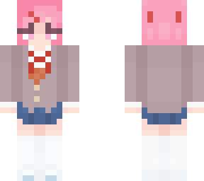 ddlc natsuki | Minecraft Skins