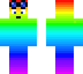 rainbow dan tdm | Minecraft Skin