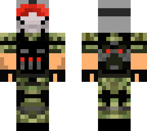 Caliber 9 Fighter Pilot | Minecraft Skin