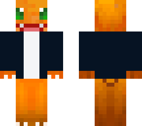 charmander jacket | Minecraft Skin