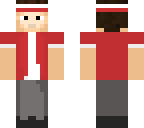 Scout TF2 with Front runner and Track terrorizer | Minecraft Skin