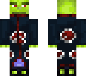 shrek sharingan y akatsuki | Minecraft Skin