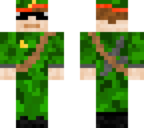 Army General Removable Uniform | Minecraft Skin