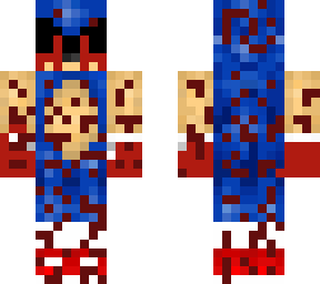 Blood Sonic.EXE | Minecraft Skin
