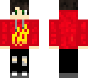 human tbnrfrags red pizza hoodie | Minecraft Skin