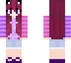 Mixed Berry Girl edited | Minecraft Skin