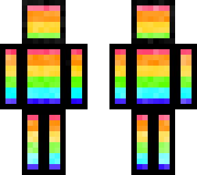 Rainbow Man | Minecraft Skin