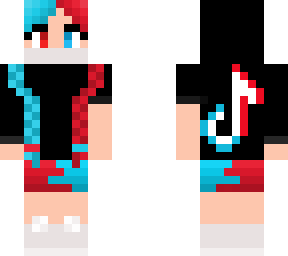 tik tok red | Minecraft Skins