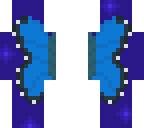 ~Blue Morpho Butterfly~ Pixel art ~ | Minecraft Skin