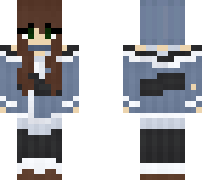 Avatar - Water Bender - Water Tribe - Female | Minecraft Skin