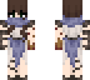 Avatar - Water Bender - Water Tribe - Female | Minecraft Skin