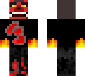 Flaming X | Minecraft Skin
