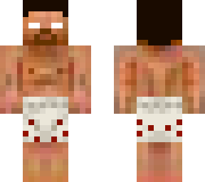 Herobrine in boxers | Minecraft Skin