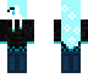 Shy snowflake girl | Minecraft Skin
