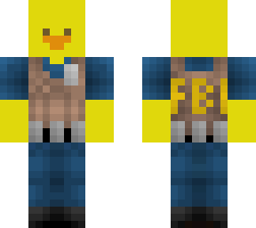 FBI Duck Field Agent | Minecraft Skin