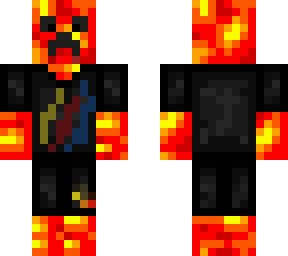 New fire logo | Minecraft Skin
