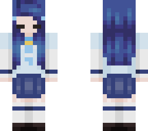 Reika Aoki from Glitter Force by SunnySkye | Minecraft Skin