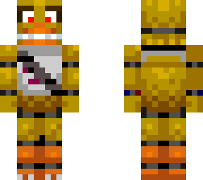 Withered Chica | Minecraft Skins