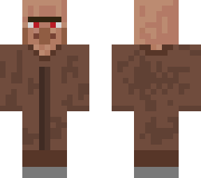 A Villager With Red Eyes | Minecraft Skin