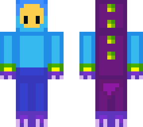 Fall Guys T-Rex | Minecraft Skin