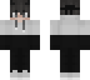 Gray demon boy skin | Minecraft Skin