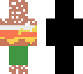 spam masubi burger man | Minecraft Skin