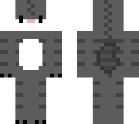 Tabby Cat Grey | Minecraft Skin