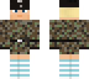 Femboy SS Panzer Crewman | Minecraft Skin