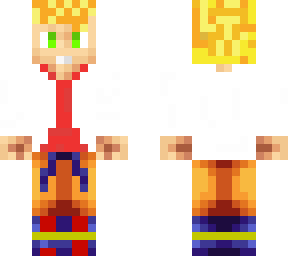 goku as Prof.Oak | Minecraft Skin