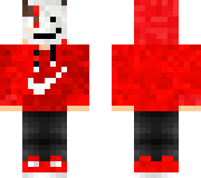 Red Evil Dream Cracked Mask | Minecraft Skin