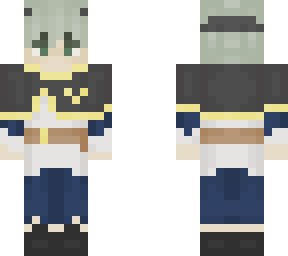Asta Black Clover | Minecraft Skin
