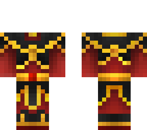 fire bender template | Minecraft Skin