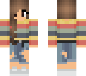 Girl in Sweater | Minecraft Skin