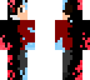 half human half demon | Minecraft Skins