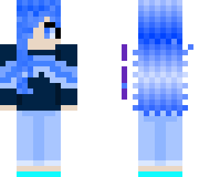 modern water girl | Minecraft Skin