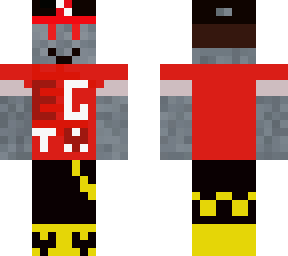 my roblox skin but as a cyborg | Minecraft Skin