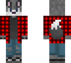 scruffy wolf furry | Minecraft Skin