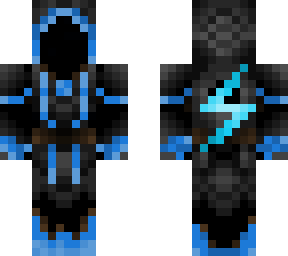 The blue Lightning | Minecraft Skin